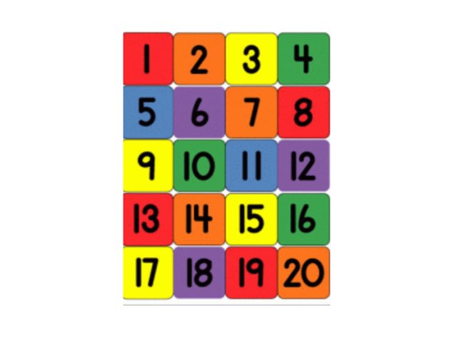 Numbers to 20 Free Games online for kids in Pre-K by Rebecca Johnson
