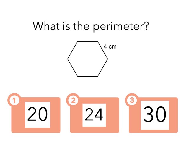Perimeter Free Games online for kids in Nursery by Amanda Bonser