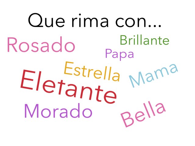 El Juego De Rimas Juegos online gratis para niños en la guardería por ...