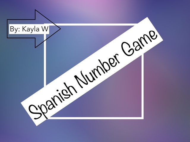 Spanish Free Games online for kids in Nursery by Kayla west
