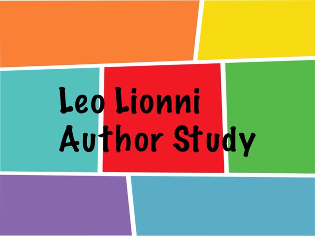Leo Lionni author study for K Free Activities online for kids in ...