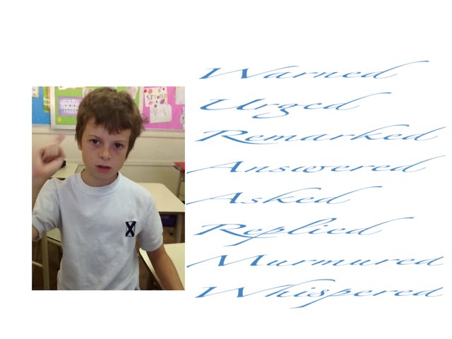 Ways of talking to replace said Free Activities online for kids in 1st ...