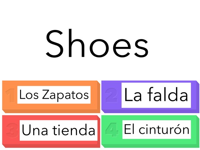 Spanish II Vocab Free Games online for kids in Nursery by Ashton Vinson