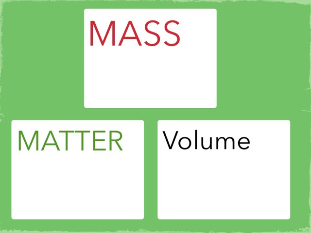 Mass matter and volume Free Games online for kids in Nursery by William ...