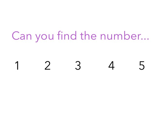 Number recognition 1-5 Free Games | Activities | Puzzles | Online for ...