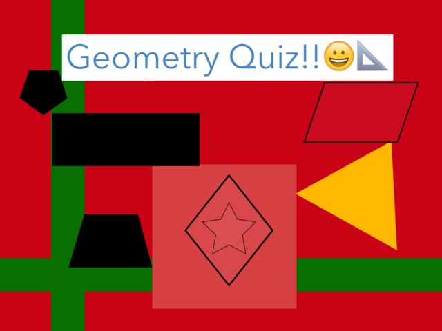 Geometry Quiz Free Games online for kids in Nursery by Trevor sheets