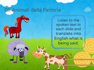 Gli Animali della Fattoria e dello Zoo Free Activities online for kids ...