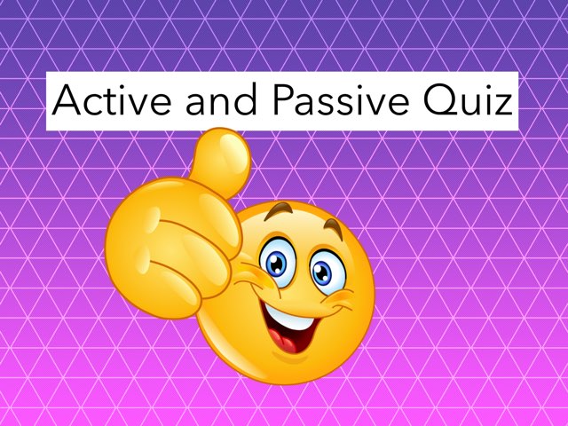 Harry and Oliver's Passive And Active Quiz Free Activities online for ...