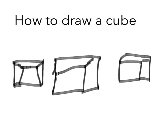 How To Draw A Cube Free Activities online for kids in Kindergarten by ...