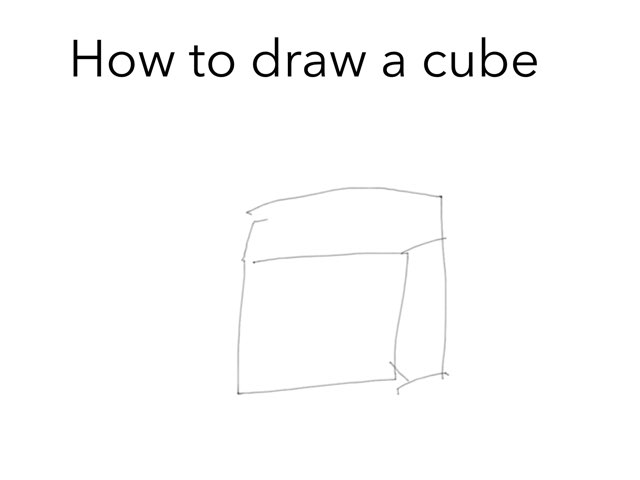 How To Draw A cube Free Games online for kids in Pre-K by Aidan
