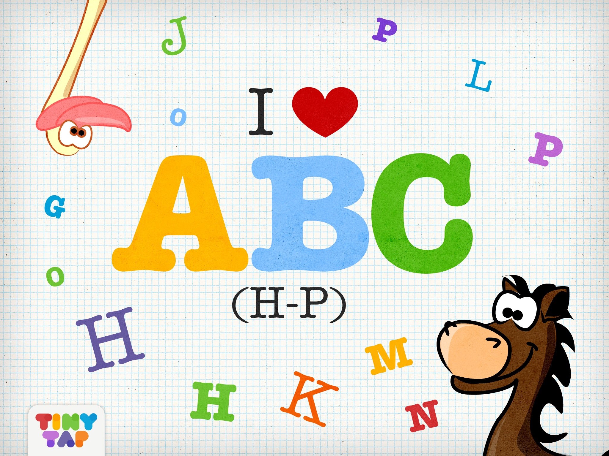 Play I Love ABC (H-P) by Tiny Tap - on TinyTap