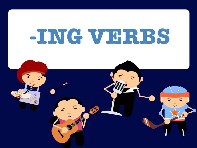 ING Verbs Free Activities online for kids in Kindergarten by Eli Catalan