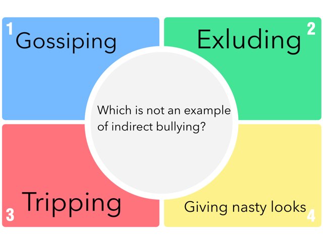 Indirect Bullying Free Games online for kids in Nursery by Kaitlin Nime