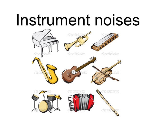 Instrument Noises Free Games online for kids in Nursery by Belinda Job