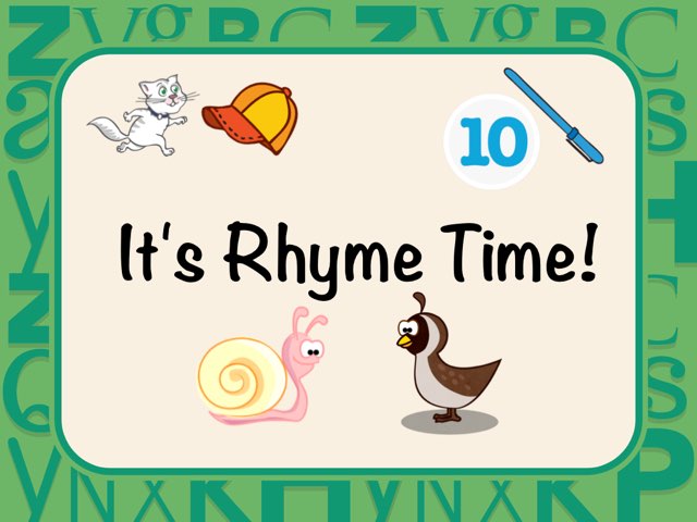 It's Rhyme Time! Free Activities online for kids in Kindergarten by ...