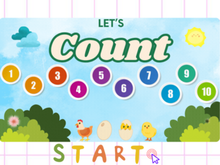 LET'S COUNT Free Activities online for kids in Kindergarten by szika