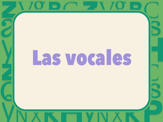 Las Vocales Juegos online gratis para niños en preescolar por ...