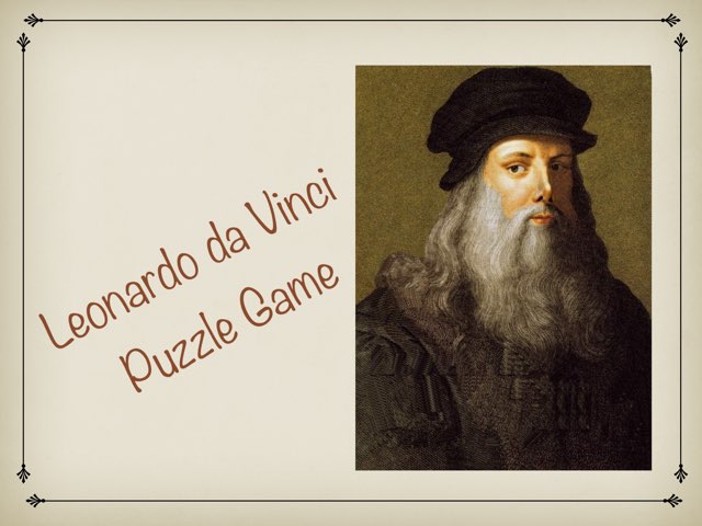 Leonardo Da Vinci Shape Puzzle Game Free Activities online for kids in ...