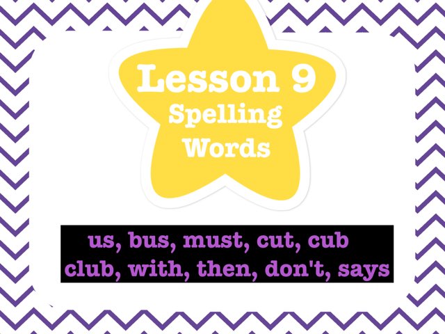 Lesson 9 Spelling Words | Online English Games for desktop and mobile ...