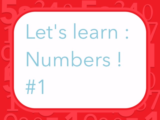 Let's Learn Numbers #1 Free Games | Activities | Puzzles | Online for ...