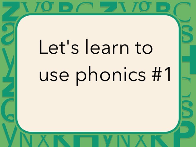 Let's Learn Phonics #1 Free Activities online for kids in Kindergarten ...