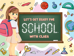 Let's get ready for school with Clara Free Games online for kids in Pre ...