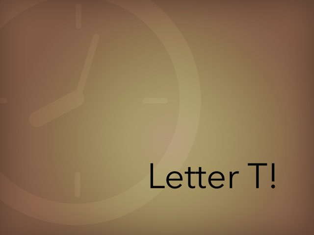 Letter T! | Online Games | Language Studies (Native) | Free Games ...