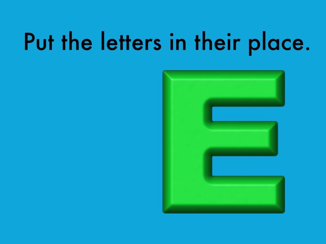 Letters T And E | Online Games | Language Studies (Native) | Free Games ...