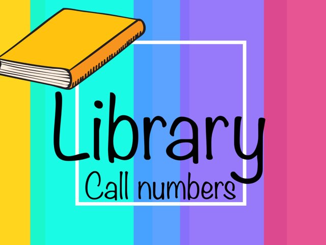 Library Call Numbers Free Activities online for kids in Kindergarten by ...