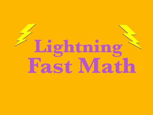 Lightning Fast Math Free Activities online for kids in 6th grade by Luke Fi
