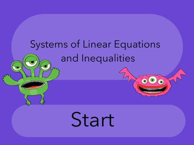 Linear Equations And Inequalities Free Games online for kids in Nursery ...