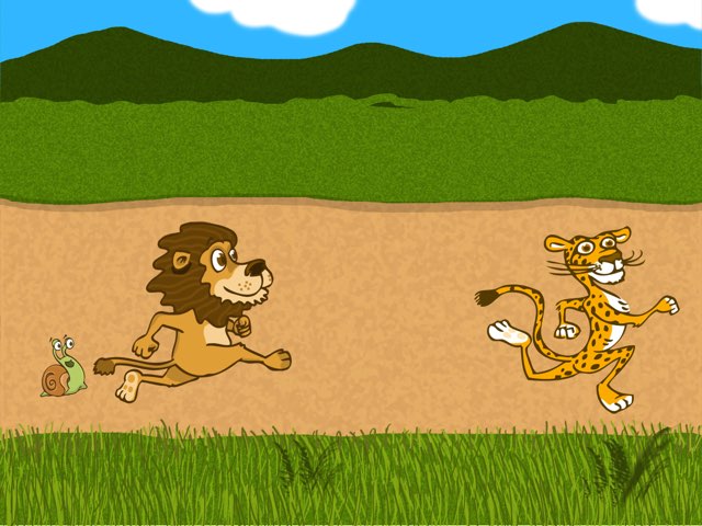 Lion Chase Free Games online for kids in Nursery by Edventure More ...