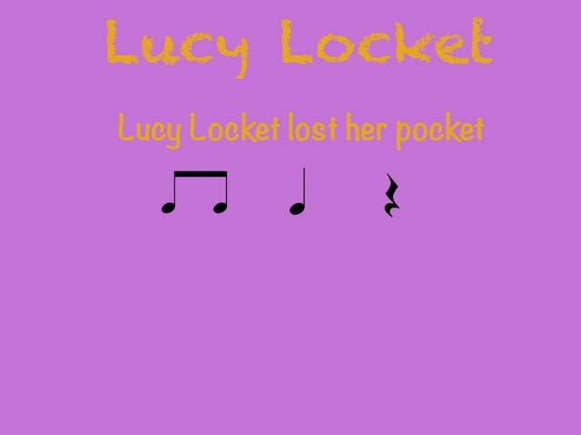 Lucy Locket Rhythmic Notation 1 Free Games online for kids in Nursery ...