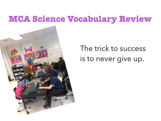 MCA Science Vocabulary Free Activities online for kids in 4th grade by ...