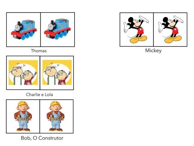 Matching - Personagens | Math Games | TinyTap
