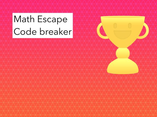 Math Escape Code Breaker Free Activities online for kids in 1st grade ...