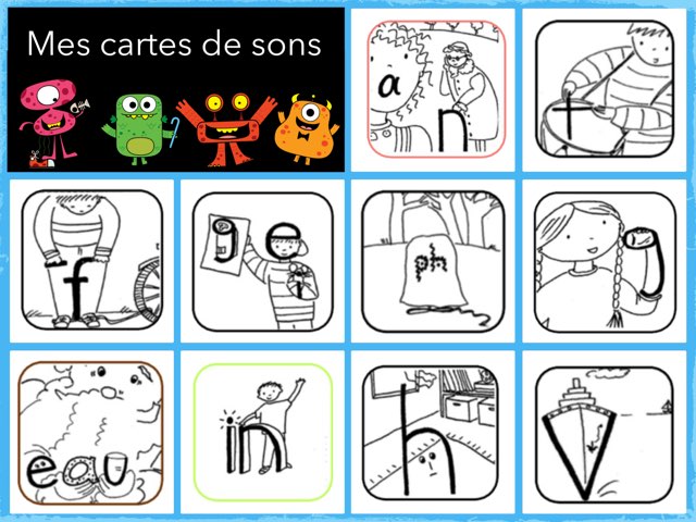 Mes Cartes De Sons 4 Free Activities online for kids in 1st grade by ...
