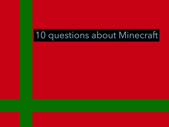 Minecraft Quiz Free Activities online for kids in 4th grade by Gregorio ...