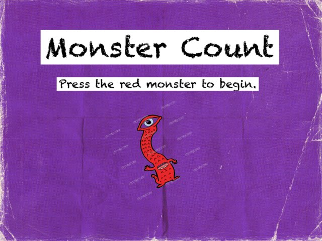 Monster Count Free Activities online for kids in 1st grade by Jaice Thurber