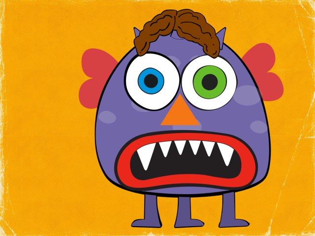 Monster Face Free Games online for kids in Nursery by Shanshan Lakshmi