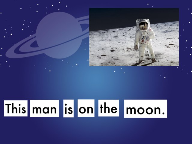 Moon sentences Free Games online for kids in Pre-K by Jane Williams