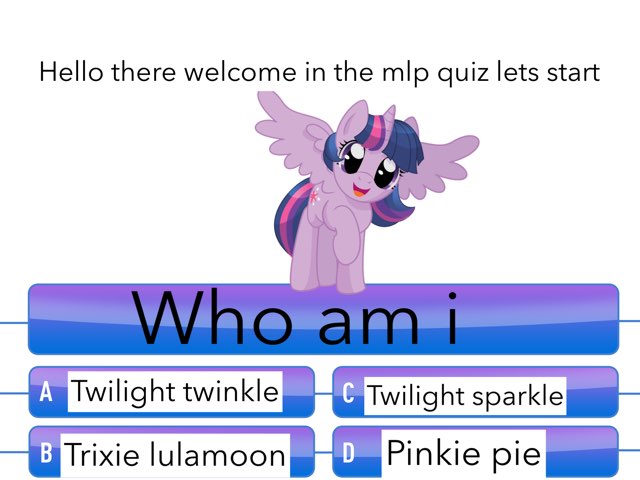 My Little Pony Quiz Free Games online for kids in Pre-K by Koji Vrolijk
