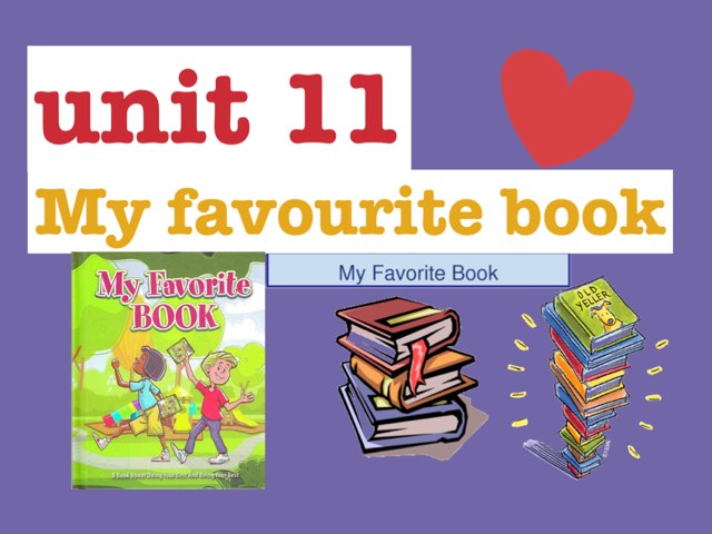 My favourite book Free Activities online for kids in 4th grade by NouF ...