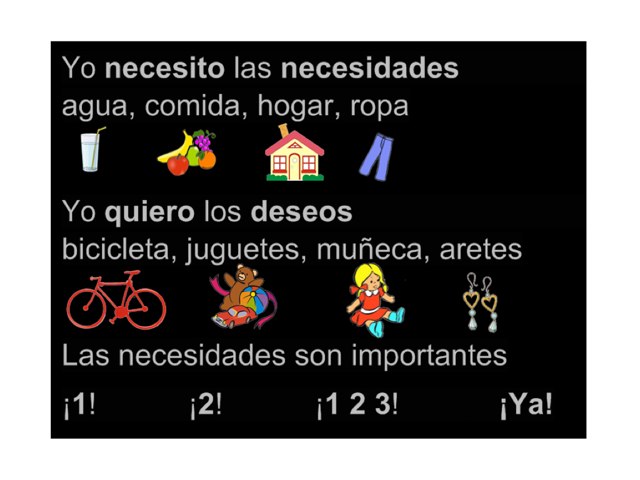 Deseos Y Necesidades