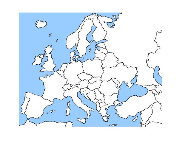 Northern and Central Europe Map Free Games online for kids in Nursery ...