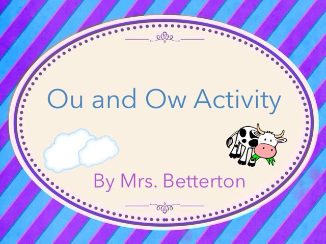 Ou And Ow Activity Free Activities online for kids in Kindergarten by ...