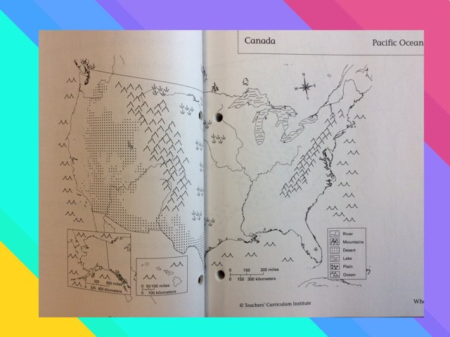 Physical Map Of The United States Free Activities online for kids in ...