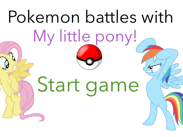 Pokemon Battle With Mlps Free Games | Activities | Puzzles | Online for ...