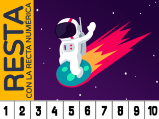 RESTA EN EL ESPACIO CON LA RECTA NUMÉRICA Juegos online gratis para ...