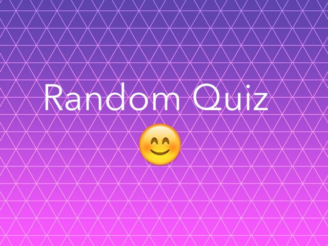 Random Quiz Free Activities online for kids in 5th grade by Guneet longia